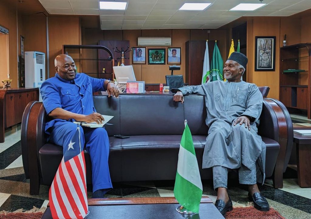 H.E. Yusuf M. Tuggar (OON) received in audience H.E. Dr. Al-Hassan ...