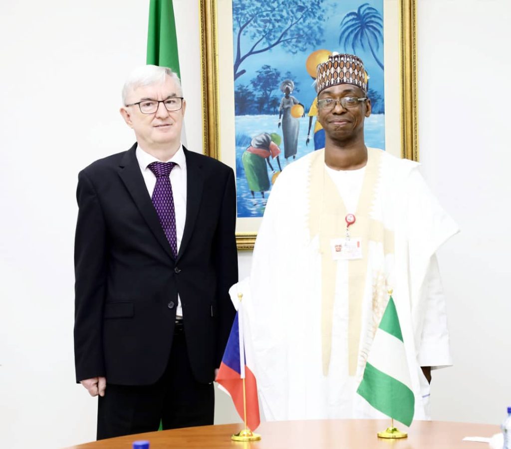 Dr. Dunoma Umar Ahmed, PhD. received in audience, H.E Zdenek Krejci. – MFA Press Center